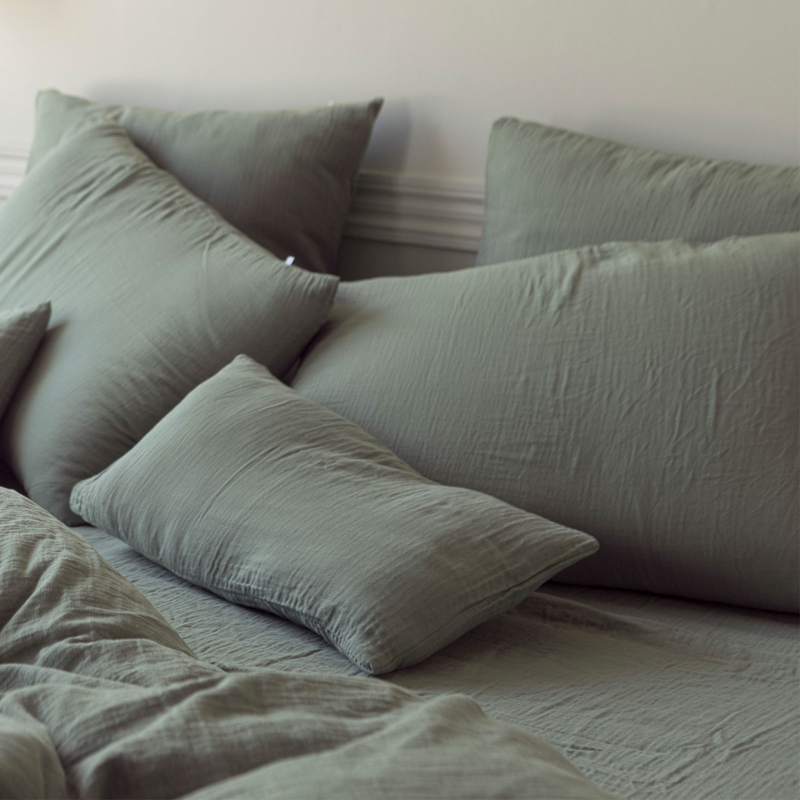 Cotton Gauze Duvet Cover • Soft, Organic GOTS & Local • Kalani