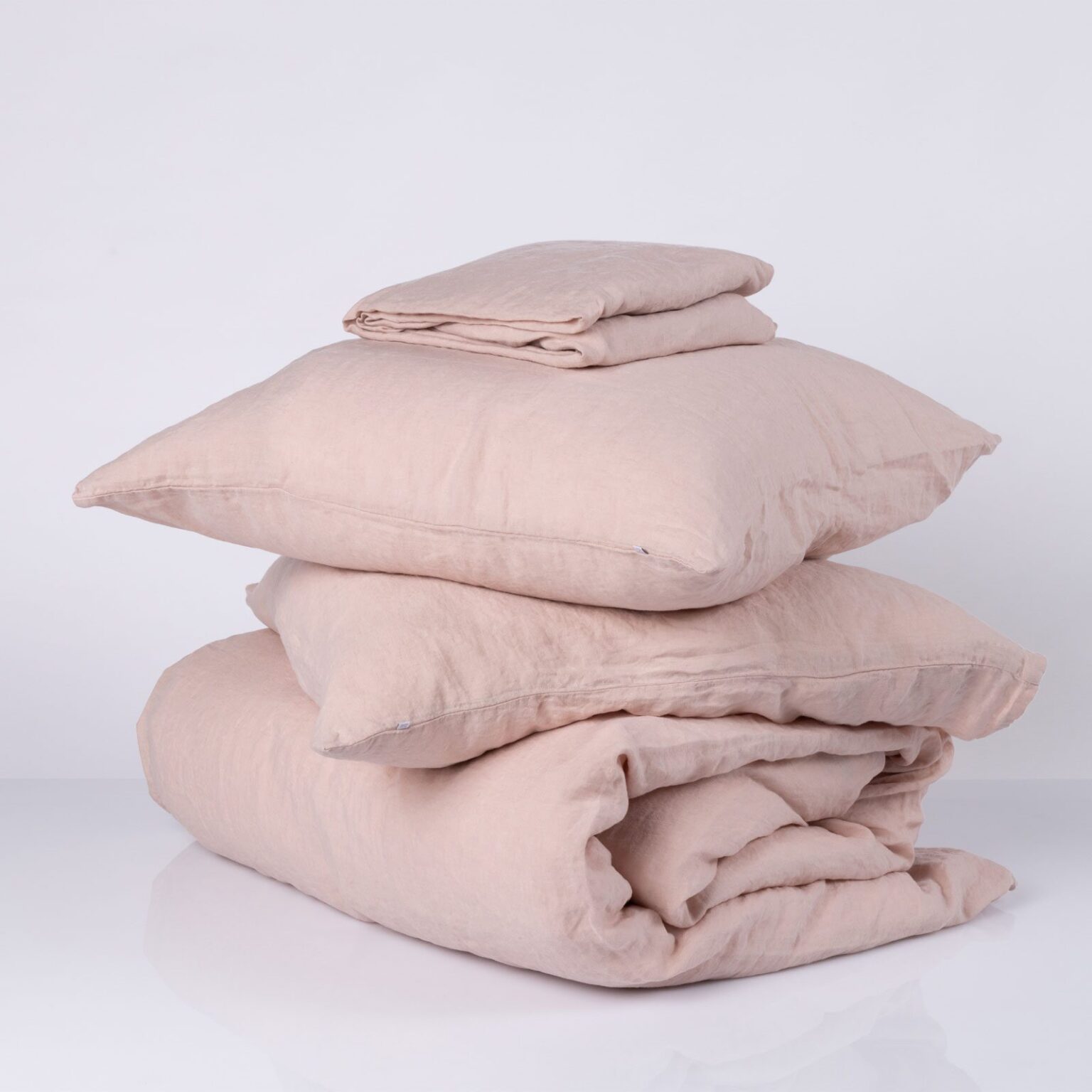 Washed Linen Bed Bundle • Local & Natural European Linen • Kalani