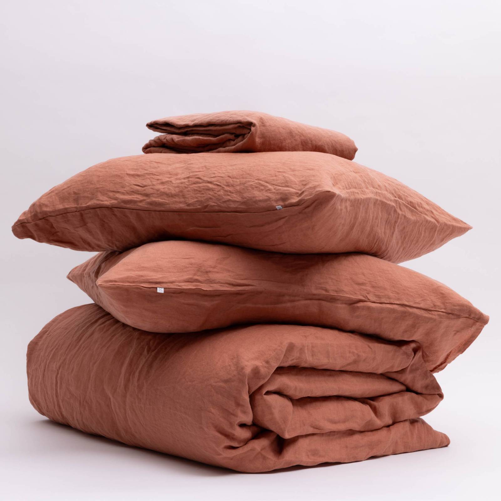 Washed Linen Bed Bundle • Local & Natural European Linen • Kalani