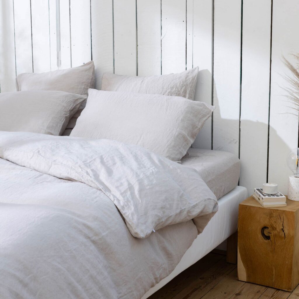 Washed Linen Duvet Cover • Local & Natural European Linen • Kalani
