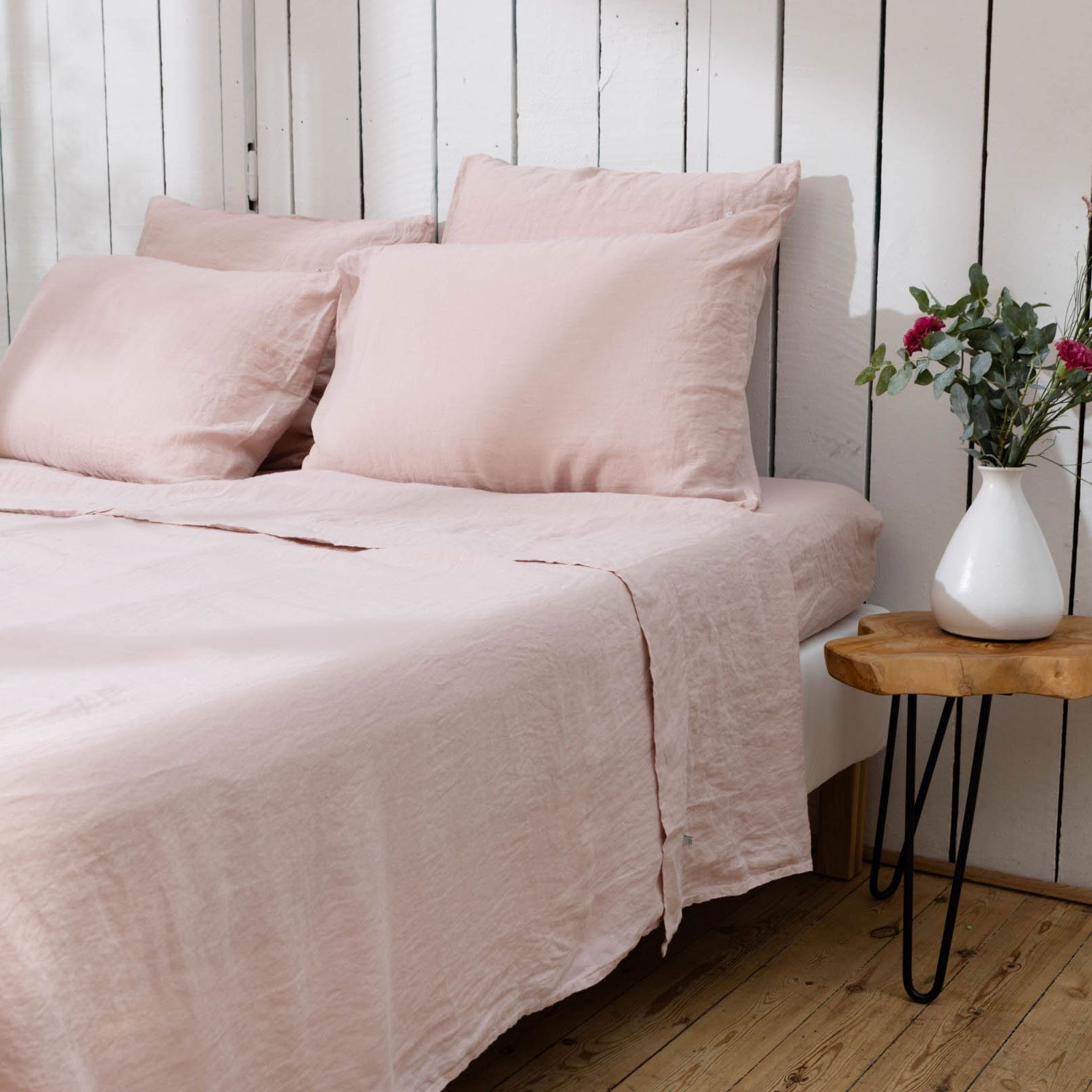 Drap plat en lin lavé • Lin européen local et naturel • Kalani