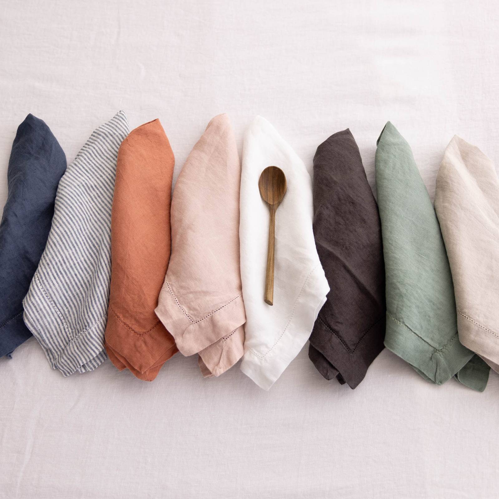 Washed Linen Table Napkin • Local & Natural European Linen • Kalani