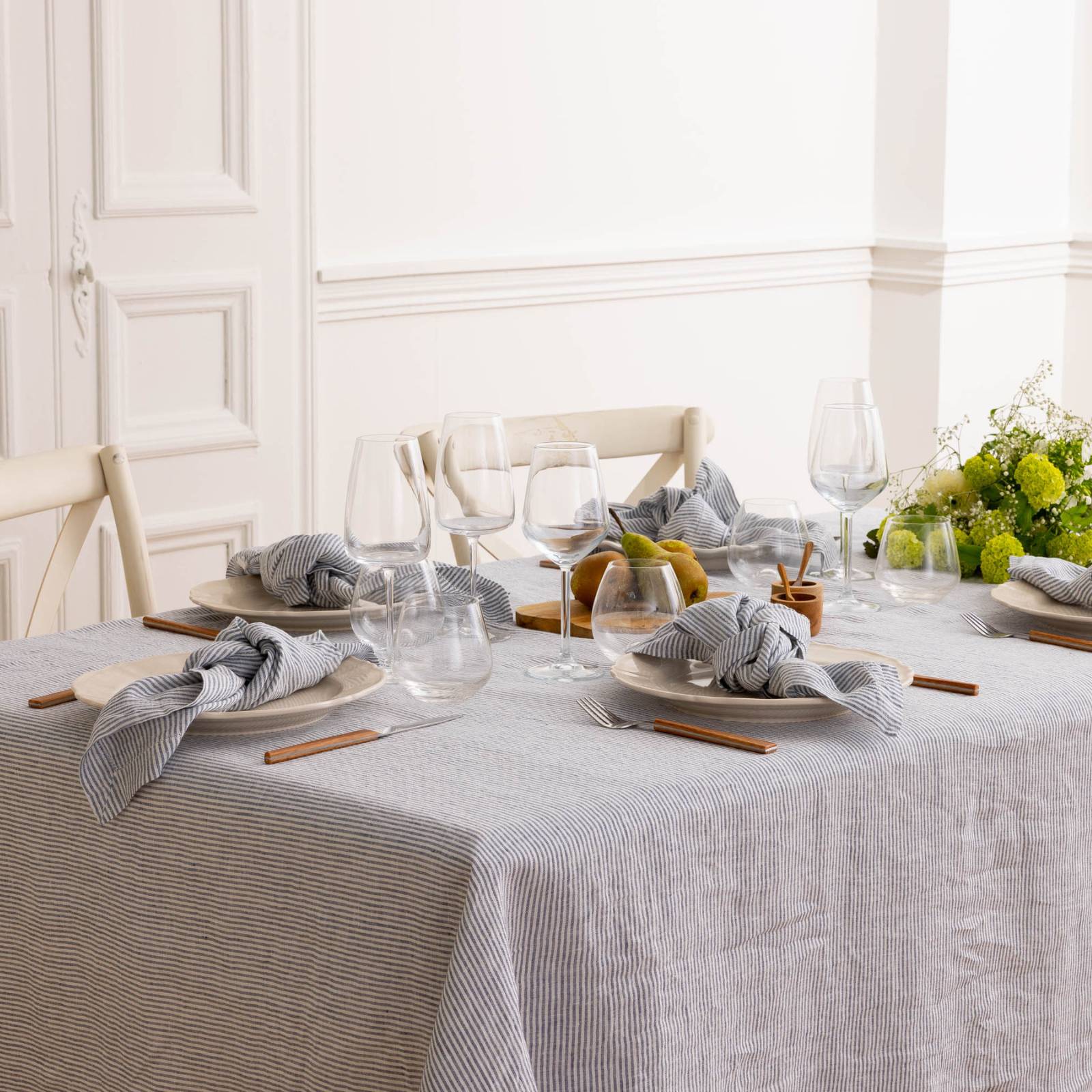 Washed Linen Tablecloth • Local & Natural European Linen • Kalani